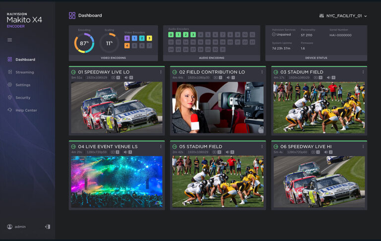 Makito X4 Ultra-Low Latency Video Encoder | Haivision