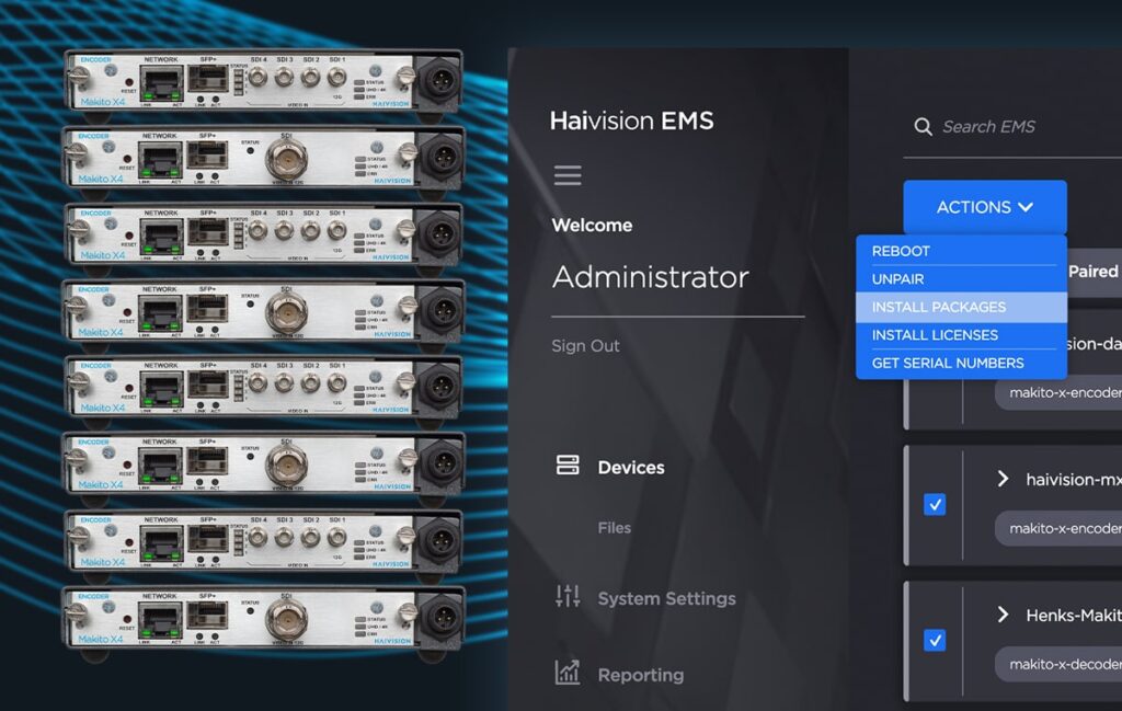 Element Management Solution (EMS) | Haivision