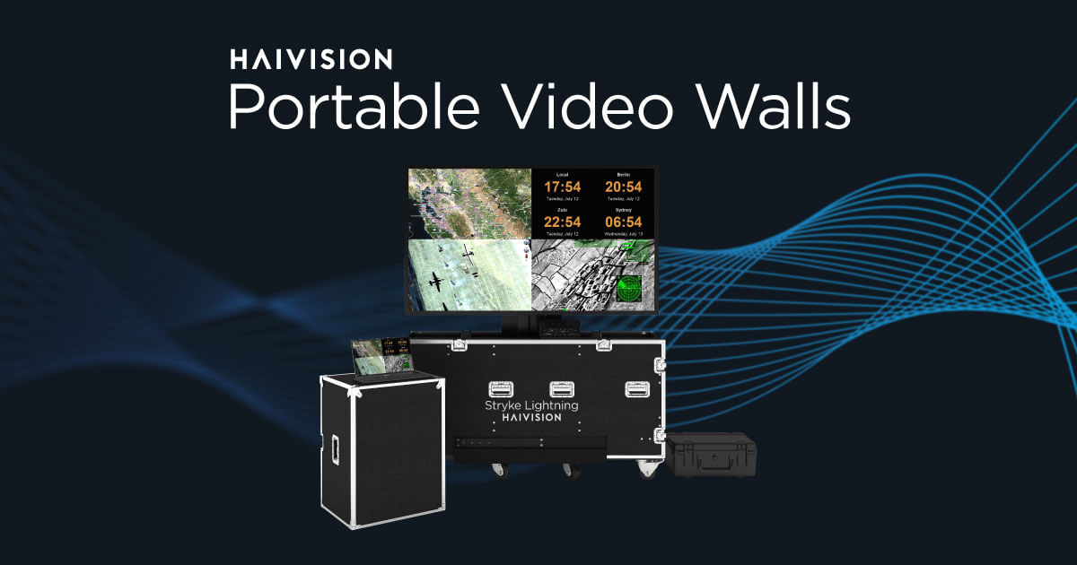 Portable Video Wall Systems | Haivision