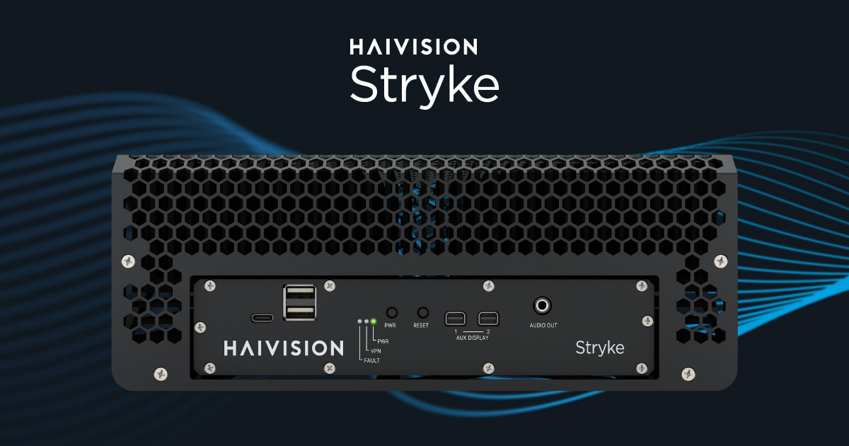 Stryke Portable & Rugged Video Processor | Haivision