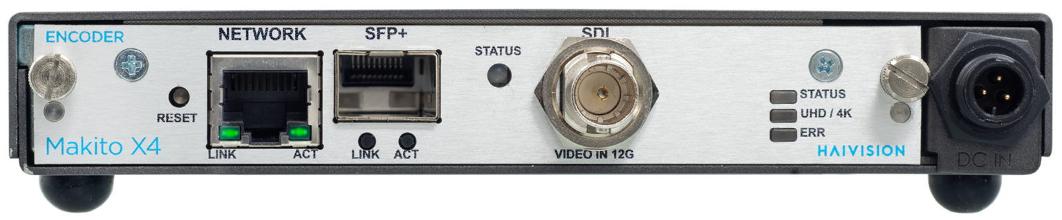 Makito X4 Ultra-Low Latency Video Encoder | Haivision