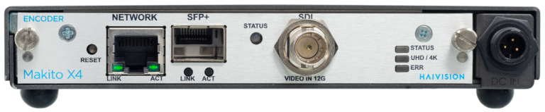 Makito X4 Ultra-Low Latency Video Encoder | Haivision