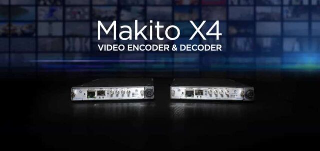 Low Latency 4K Over IP with the Makito X4 Encoder/Decoder