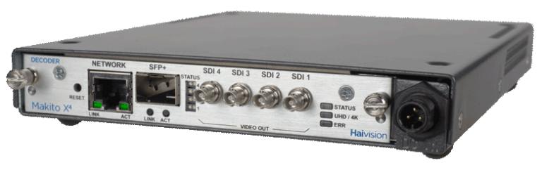 Haivision Makito X4 Video Decoder