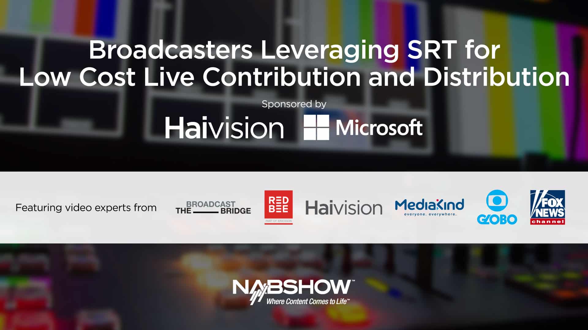 On-Demand Webinar: SRT for Low Cost Live Broadcast