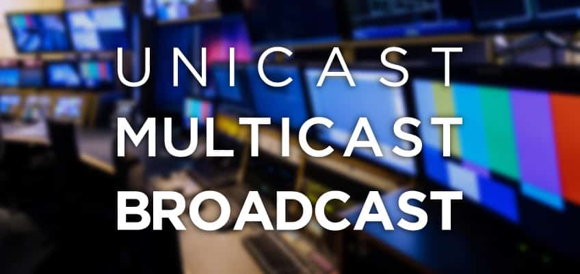Broadcast, Unicast, and Multicast Explained | Haivision Broadcast, Unicast, and Multicast Explained | Haivision