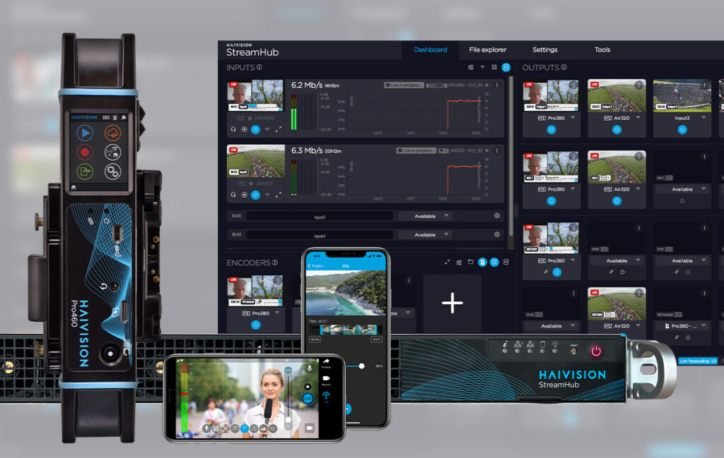 Haivision StreamHub Receiver & Distribution Platform