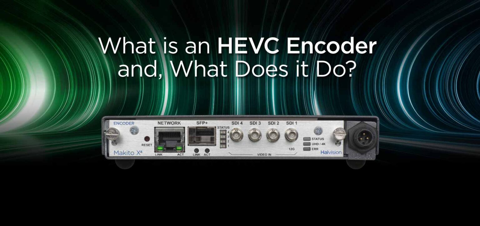 What is an HEVC H.265 Encoder & What Does it Do? | Haivision